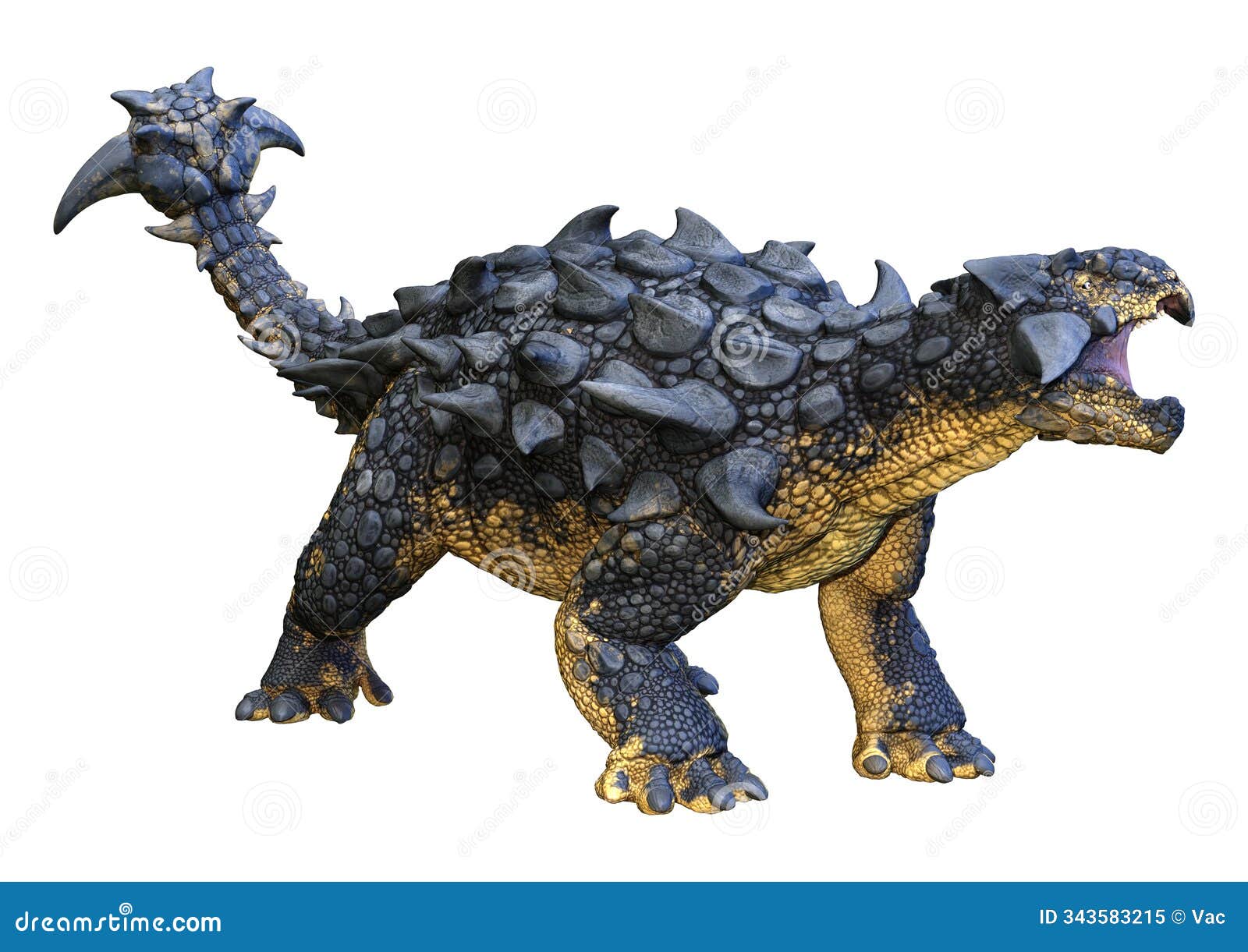 Dinosaur Ankylosaurus, Talarurus, Velociraptor, Euoplocephalus ...