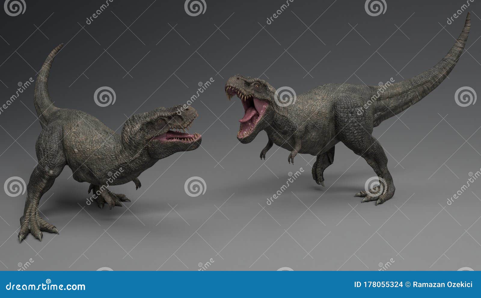 3D Rendering of Dinosaur , Isolated on White Background, 3d Render ...