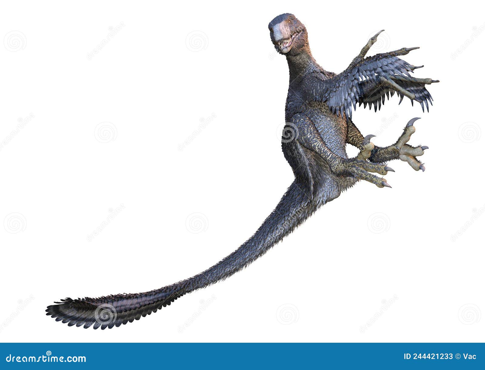 Dakotaraptor Dinosaur Tail Stock Photo | CartoonDealer.com #124220340