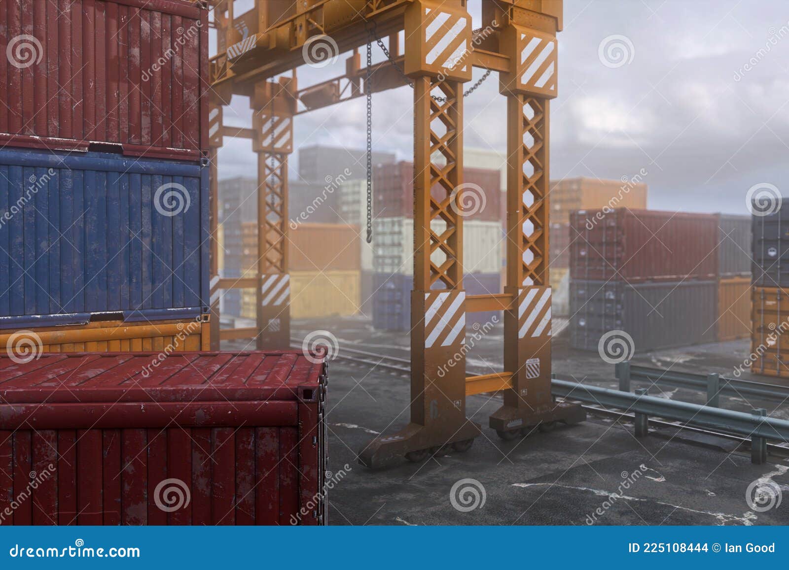 Container Track Vector Silhouette Eps | CartoonDealer.com #328165363