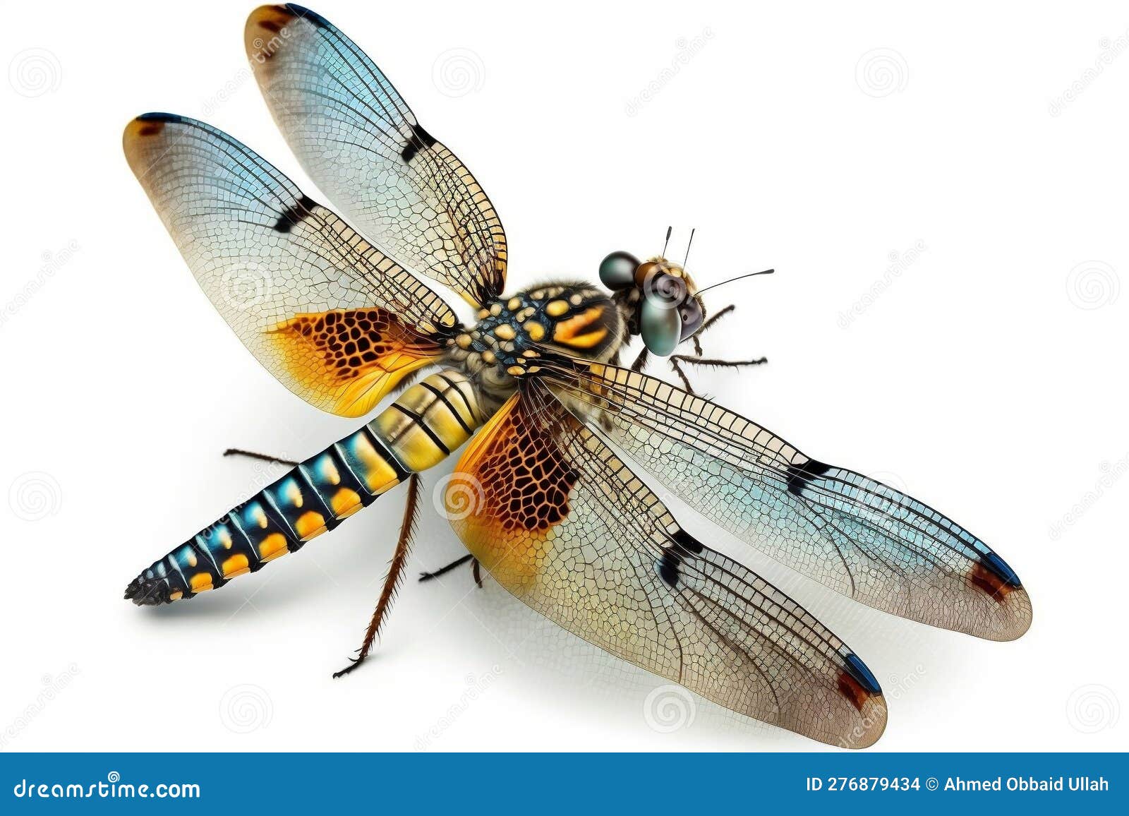 3d Rendering of Dragon Fly Isolated on Transparent Background ...