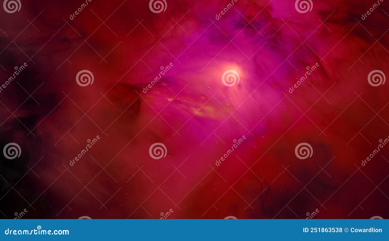 3D Rendering of Dust and Cloud Interstellar in a Universe Stock ...