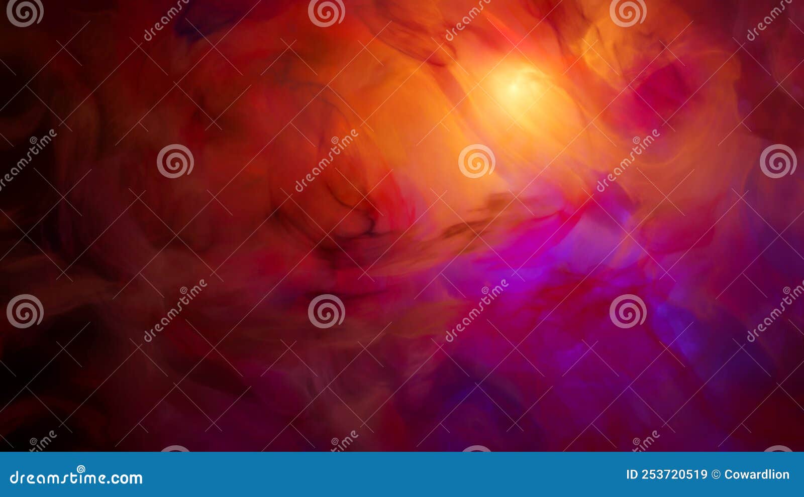 3D Rendering of Dust and Cloud Interstellar in a Universe Stock ...