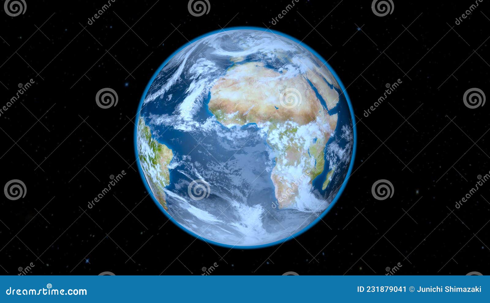 3D rendering of the earth stock illustration. Illustration of astronomy ...