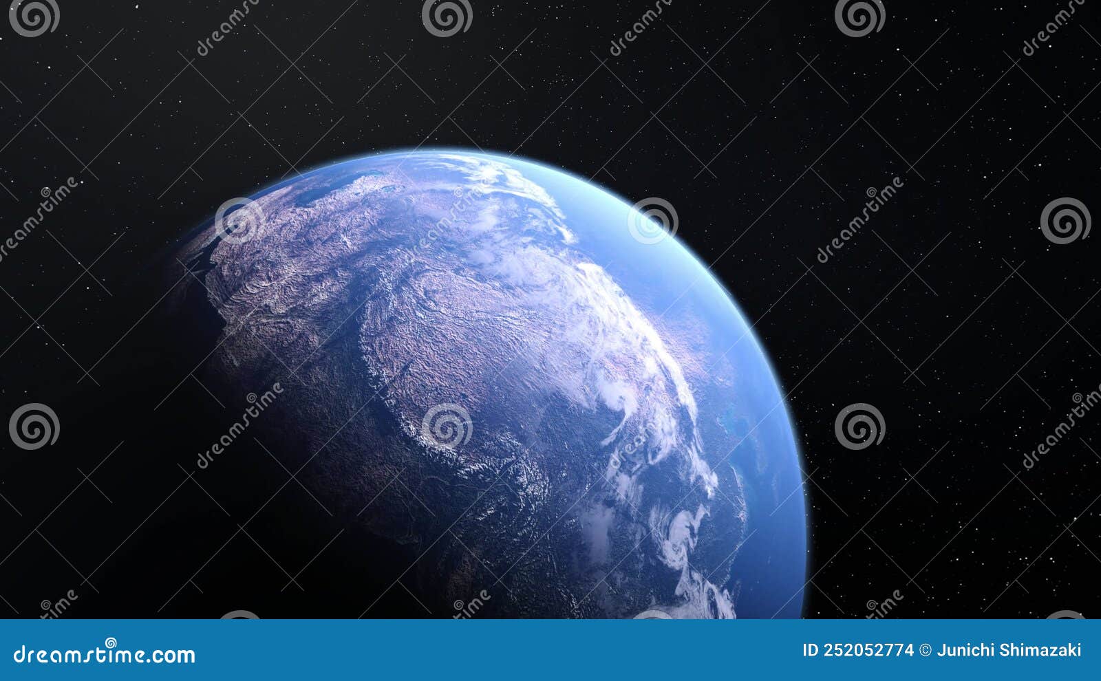 3D rendering of the earth stock footage. Video of space - 252052774