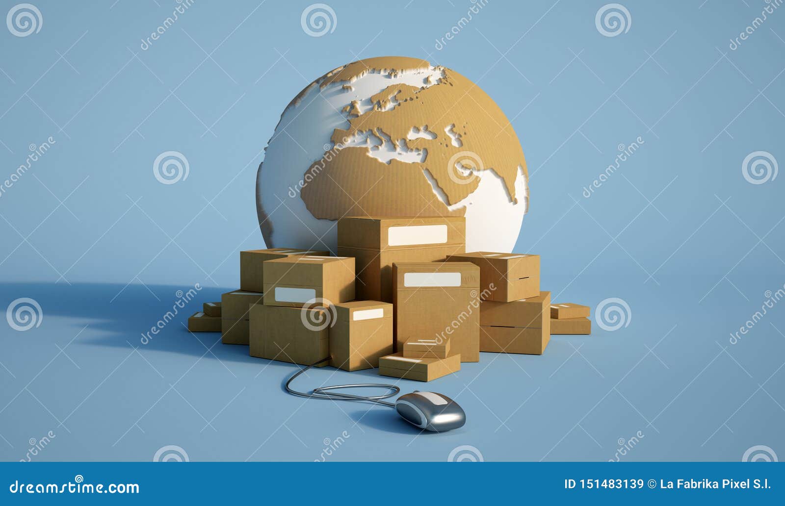 Logistics software stock illustration. Illustration of brown - 151483139