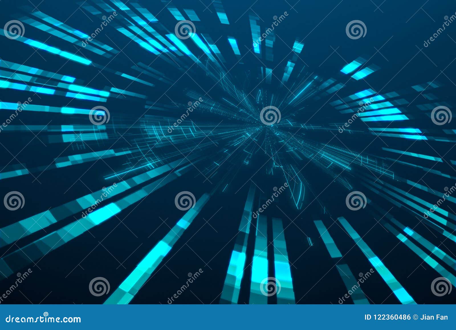 Blue techno background stock illustration. Illustration of design ...