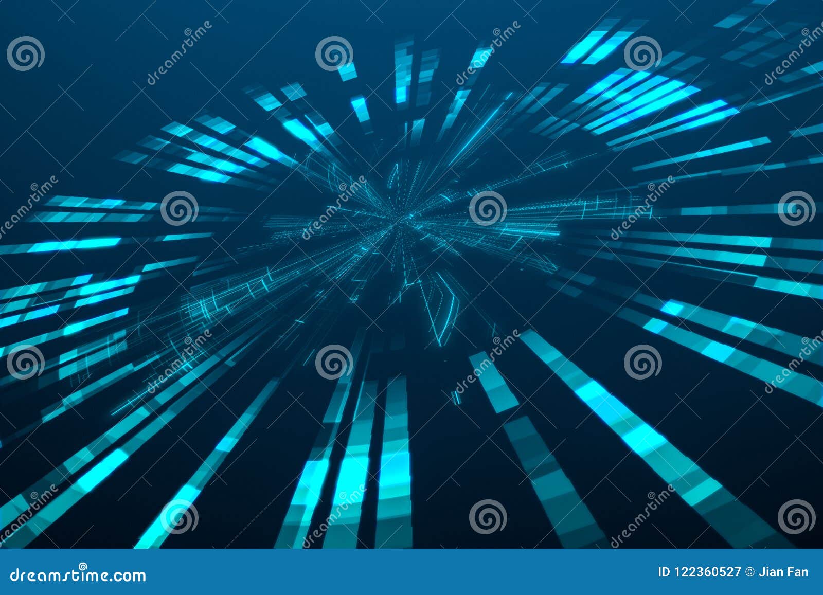 Blue techno background stock illustration. Illustration of graphic ...