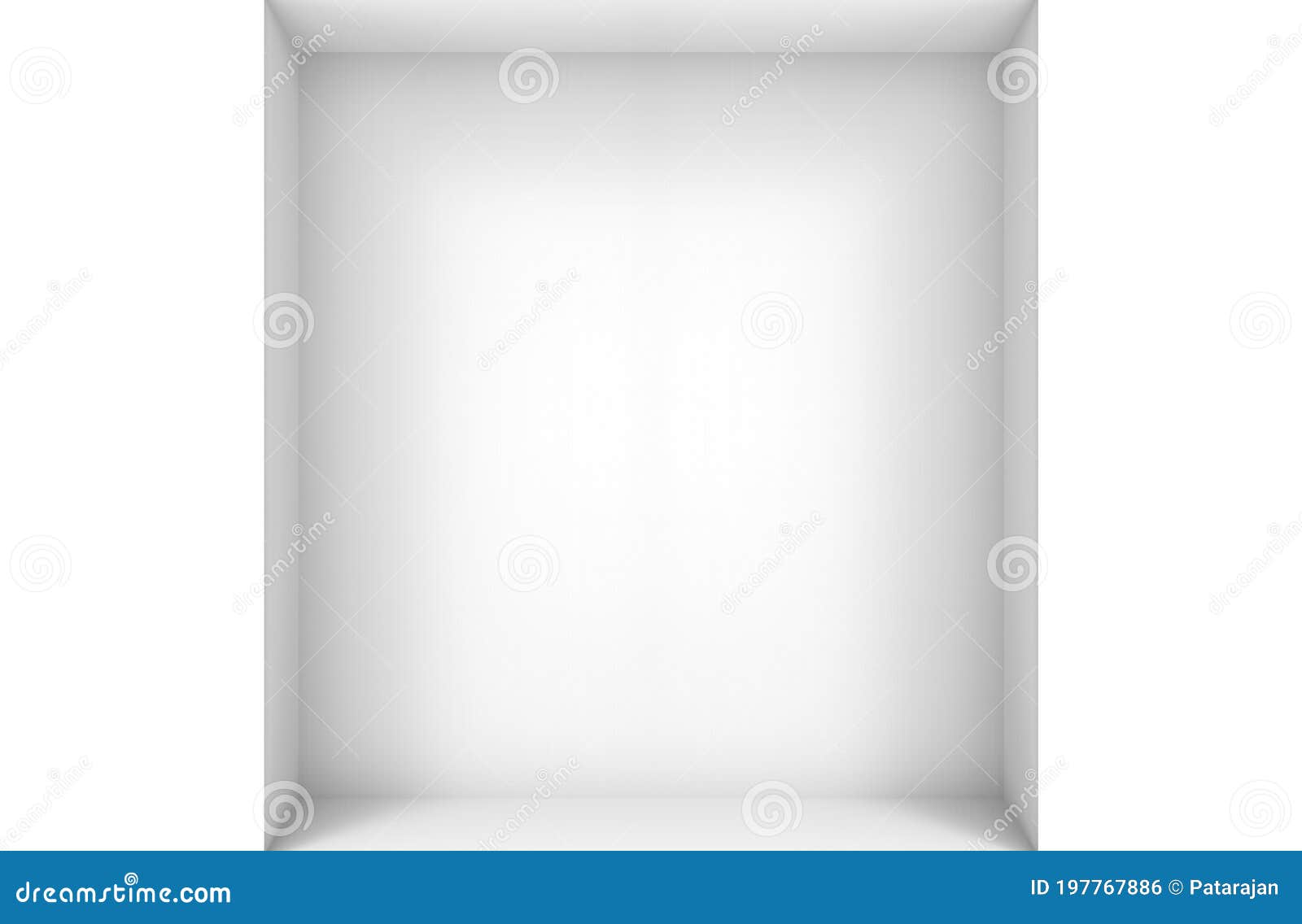 Empty Modern Simple Minimal White Corner Room Box Wall Design ...