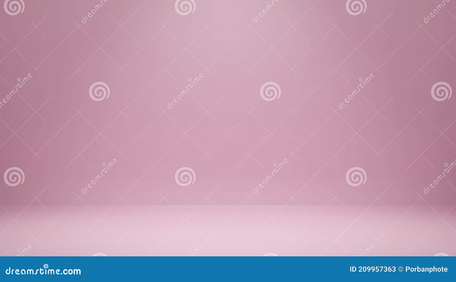 3d Rendering, Empty Pink Color Studio Room Background Stock ...