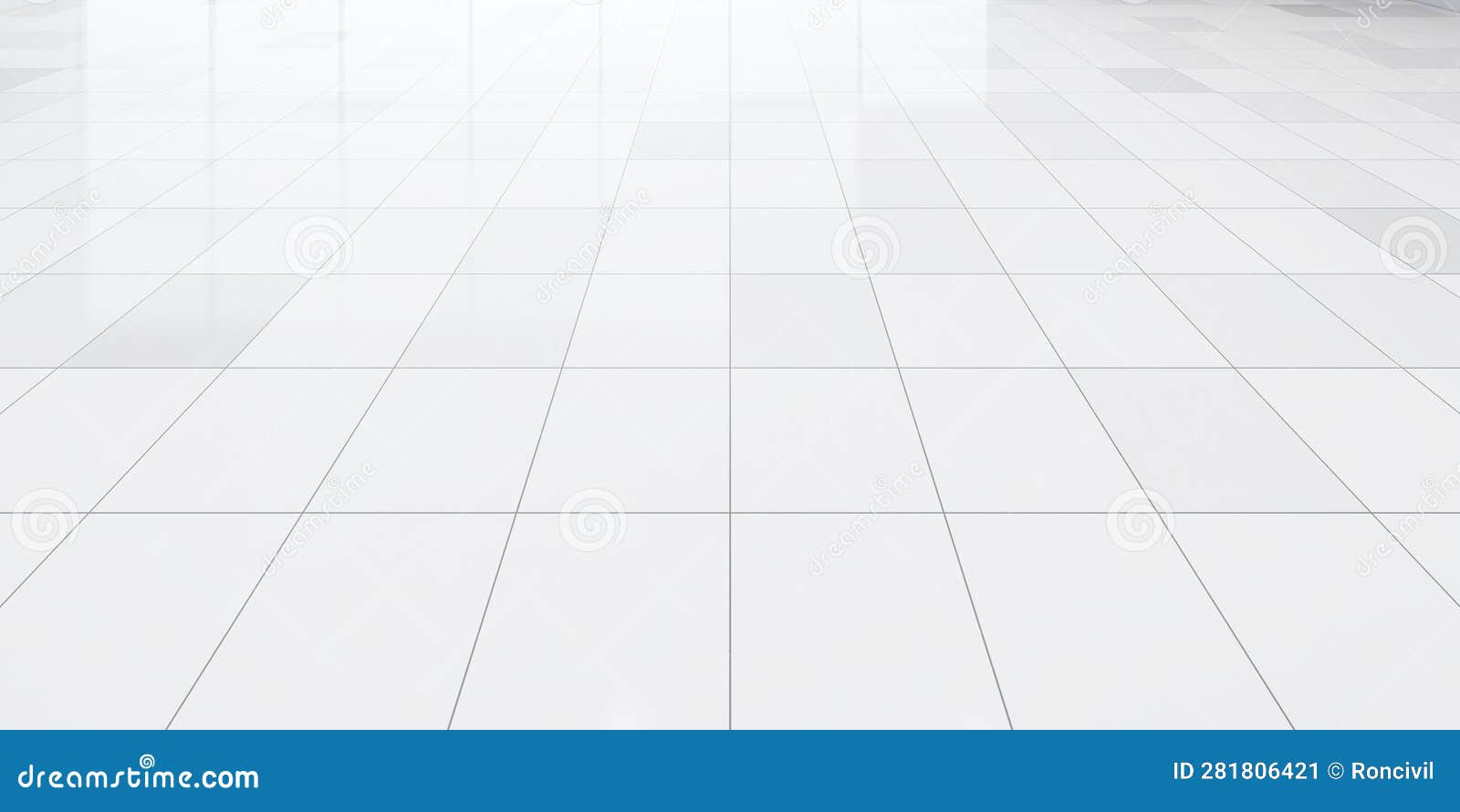 3d Rendering of Empty Room and Tile Floor for Background Stock ...