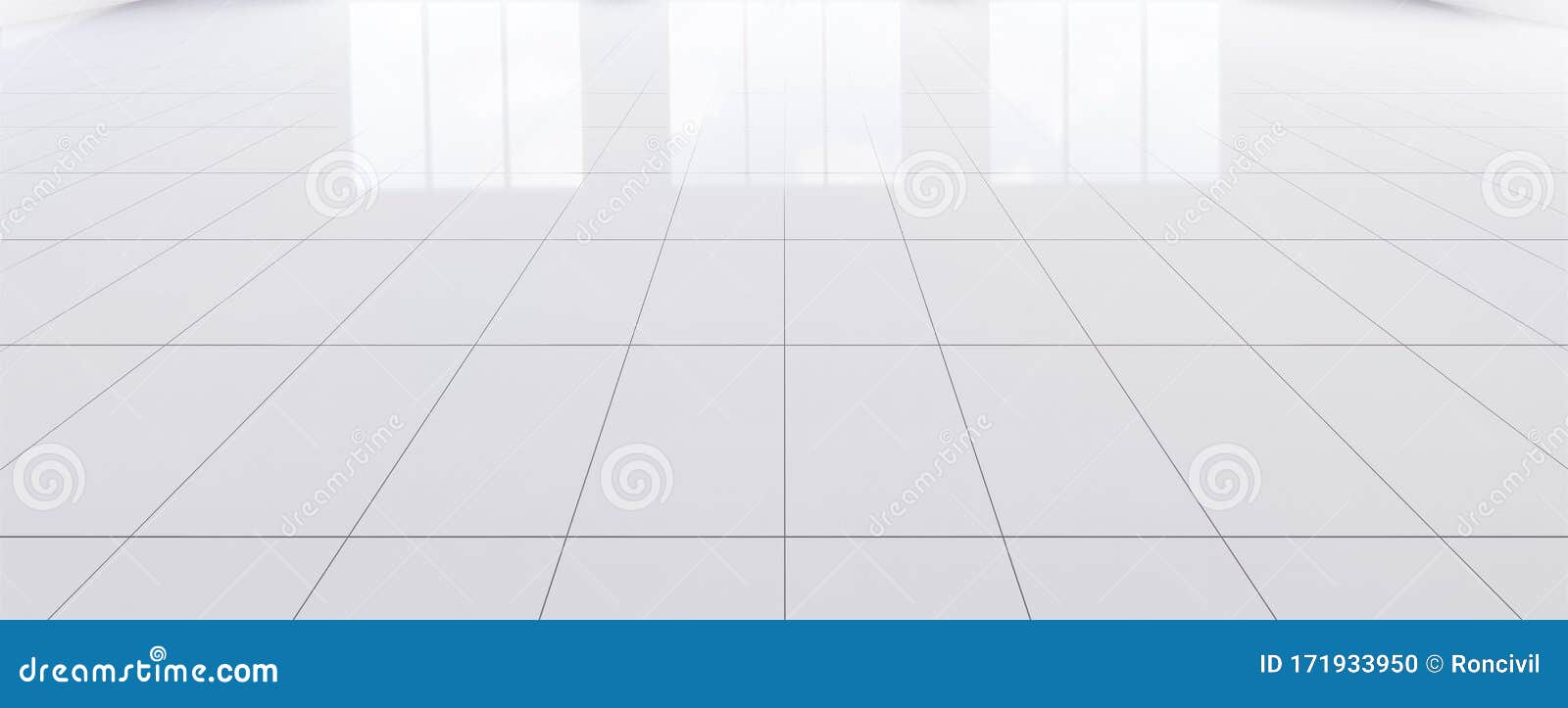 Empty room and tile floor stock illustration. Illustration of room ...