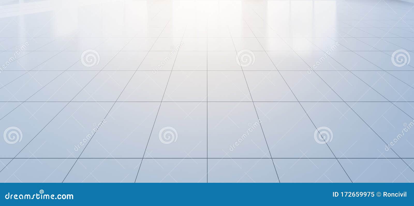 Empty room and tile floor stock illustration. Illustration of gray ...