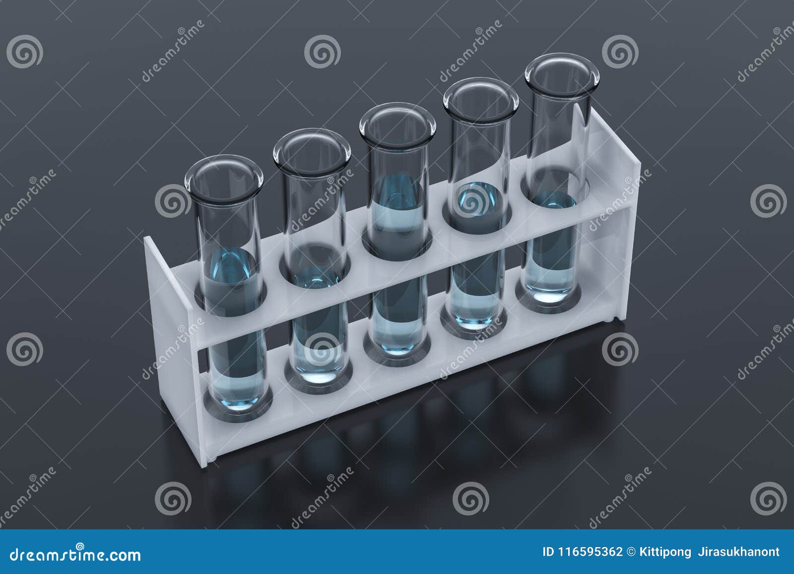 Empty test tubes stock illustration. Illustration of background - 116595362