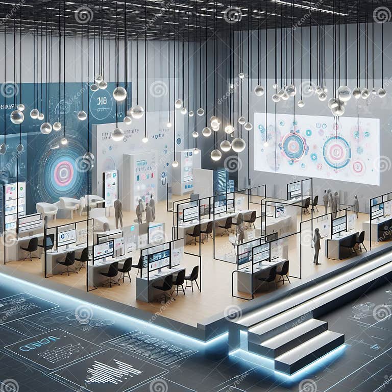 105 65. 3D Rendering for Exhibition Design_ Producing Stock Photo ...