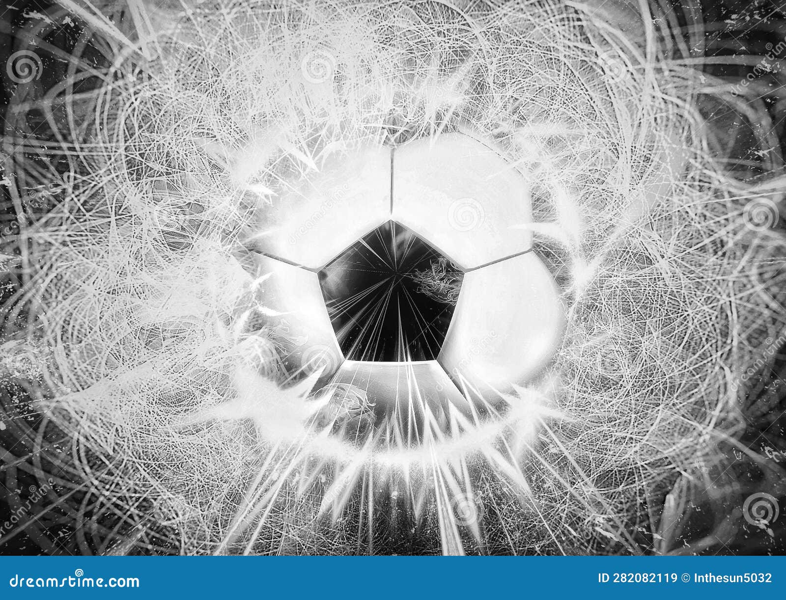 3d Rendering Exploding Soccer Ball Stock Illustration - Illustration of ...