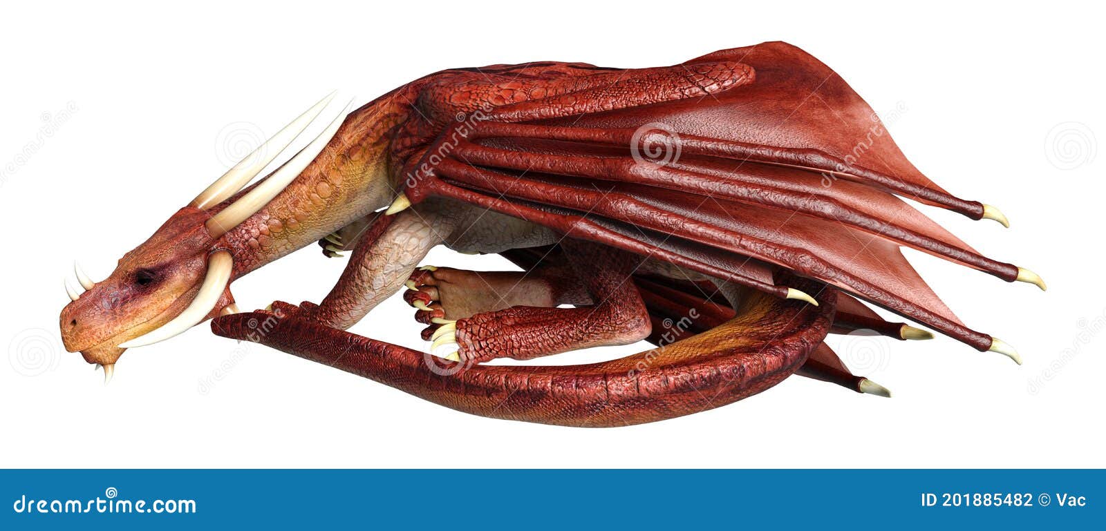 3D Rendering Fairy Tale Dragon on White Stock Photo - Image of isolated ...