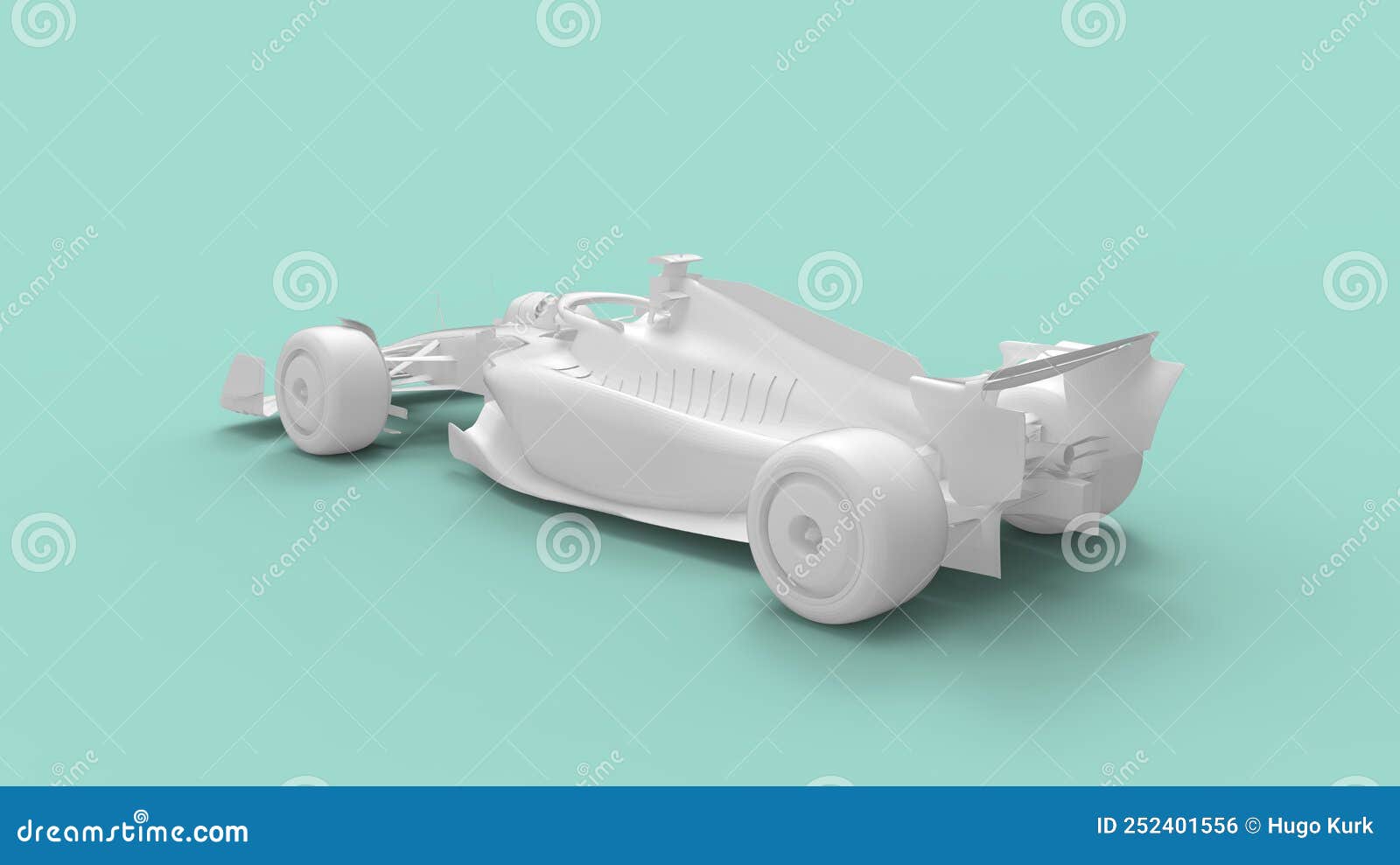 3D Rendering of a Fast Modern Aerodynamic Efficient Innovative Race ...