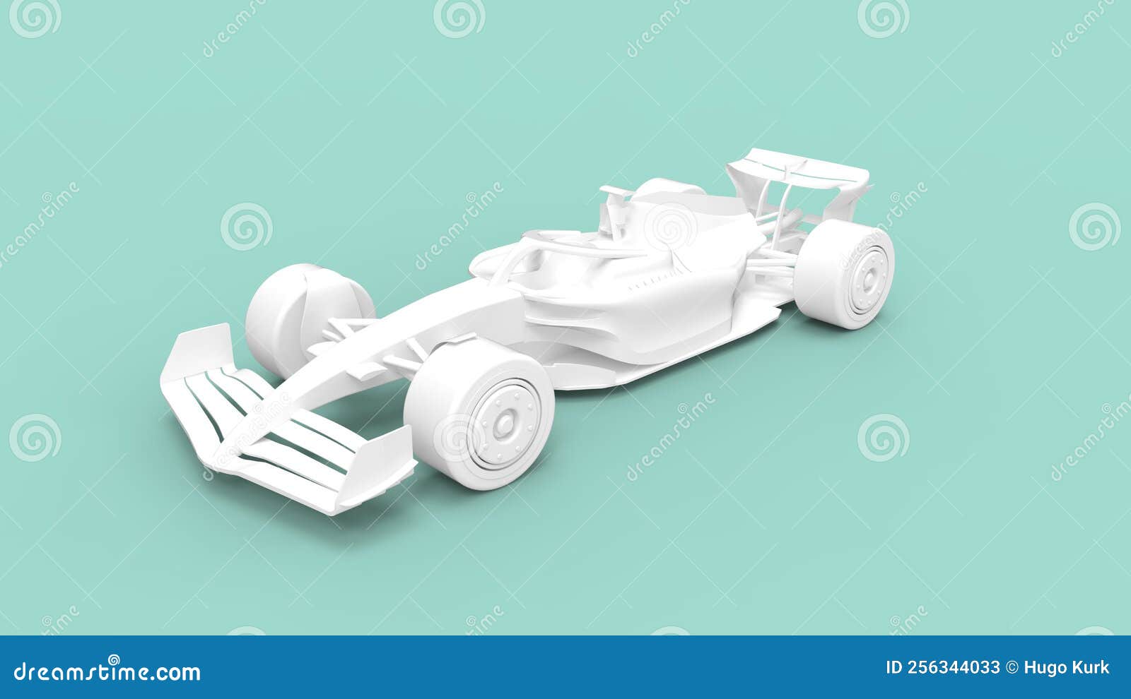 3D Rendering of a Fast Modern Aerodynamic Efficient Innovative Race ...