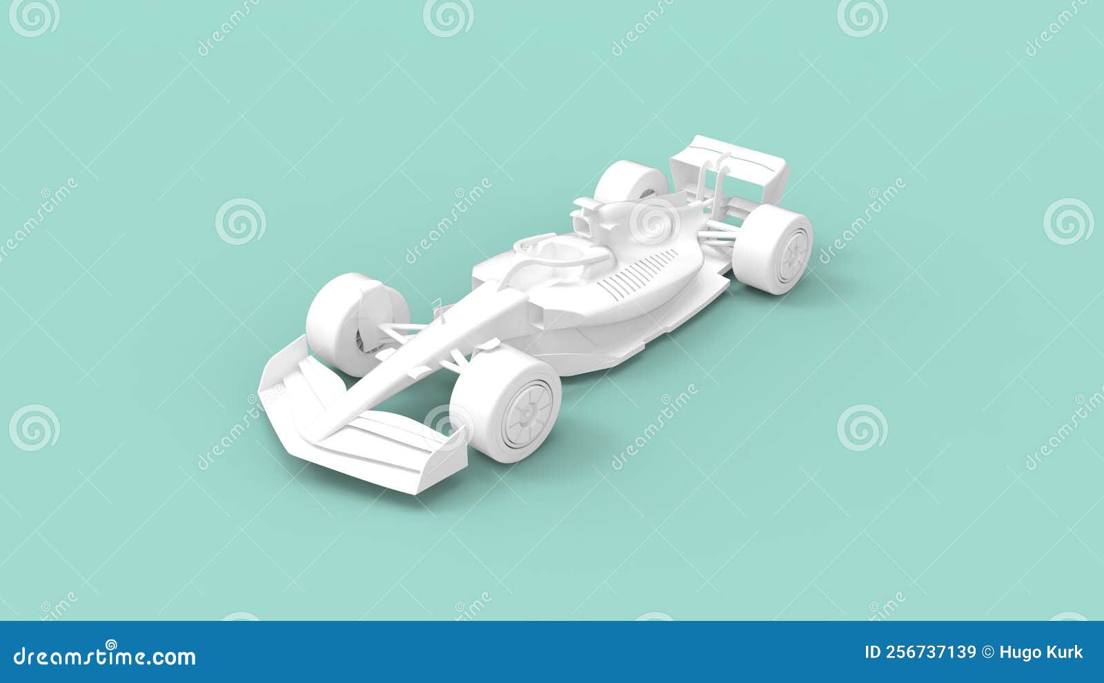 3D Rendering of a Fast Modern Aerodynamic Efficient Innovative Race ...