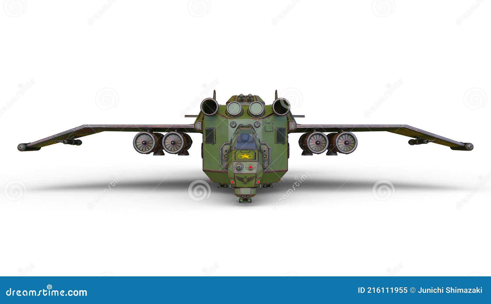 3D Rendering of Fighter Aircraft Stock Illustration - Illustration of ...