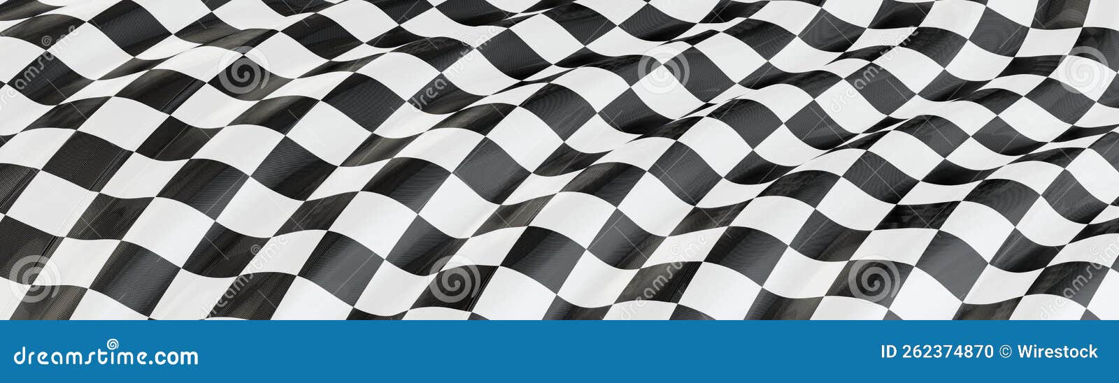 3d Rendering of a Finishing Flag Stock Illustration - Illustration of ...