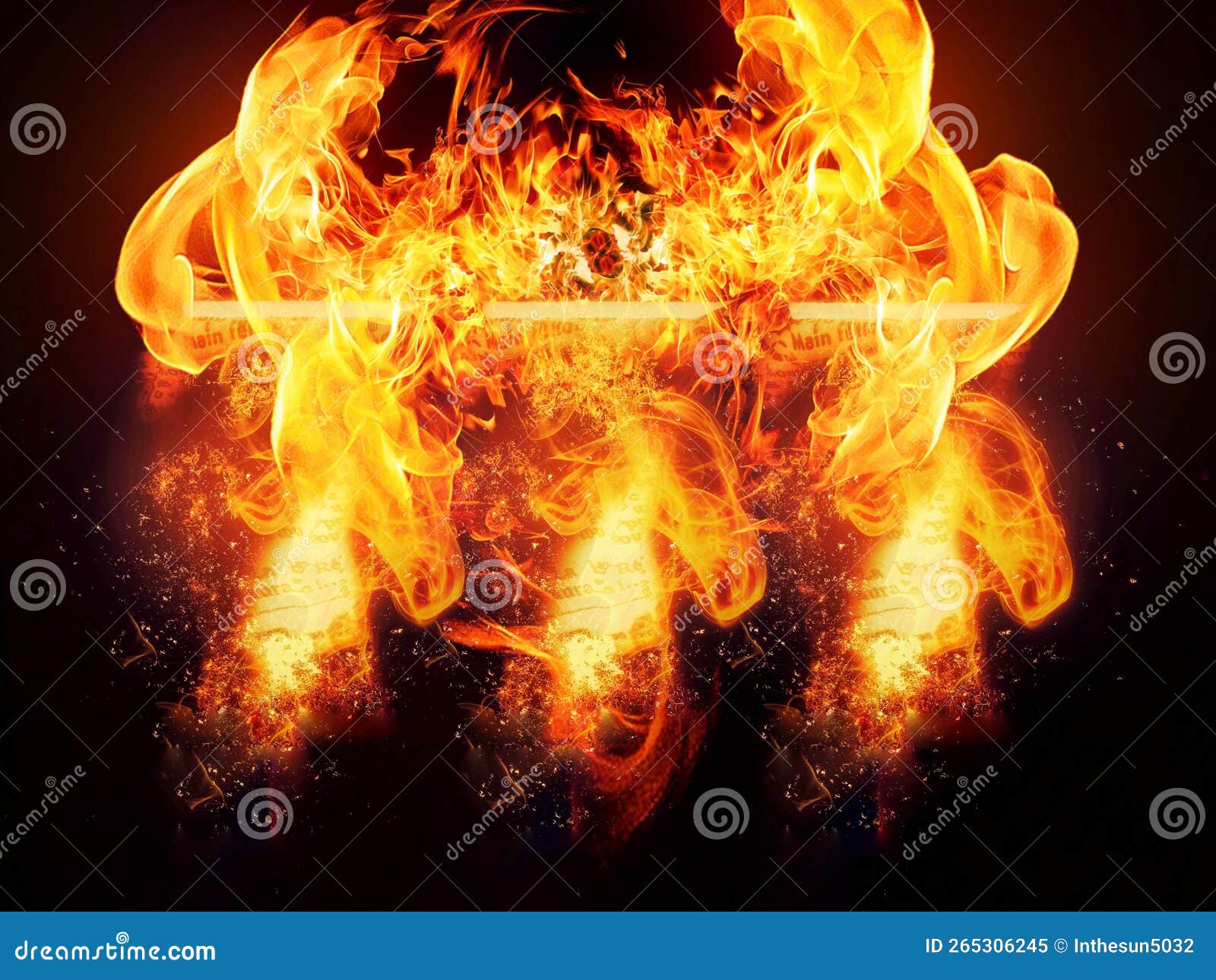 3d Rendering Flaming Horizontal Three Red Seven Numbers and Black ... 3d Rendering Flaming Horizontal Three Red Seven Numbers and Black ...