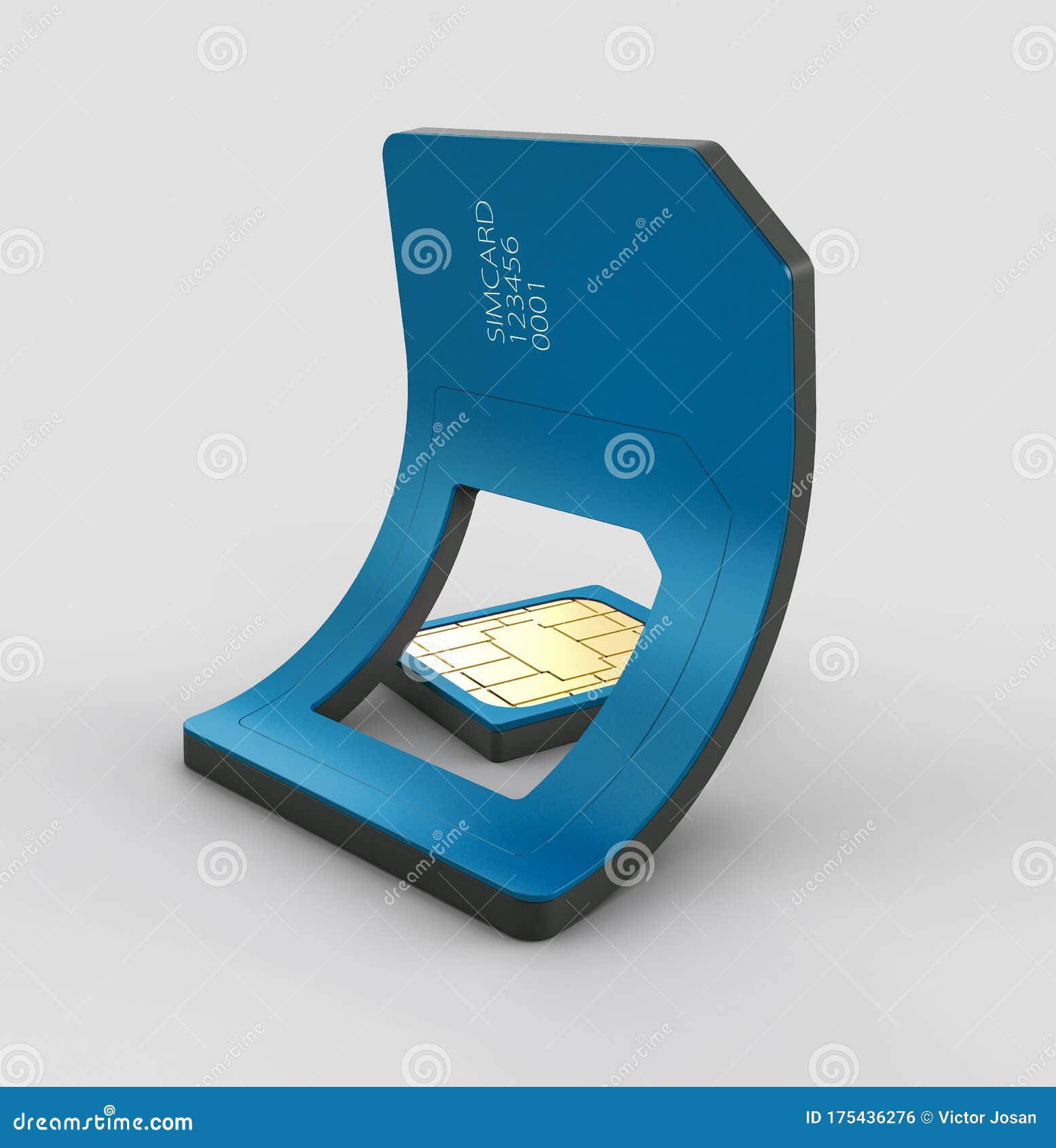 3d Rendering of Flexible SIM Card, Clipping Path Included Stock ...