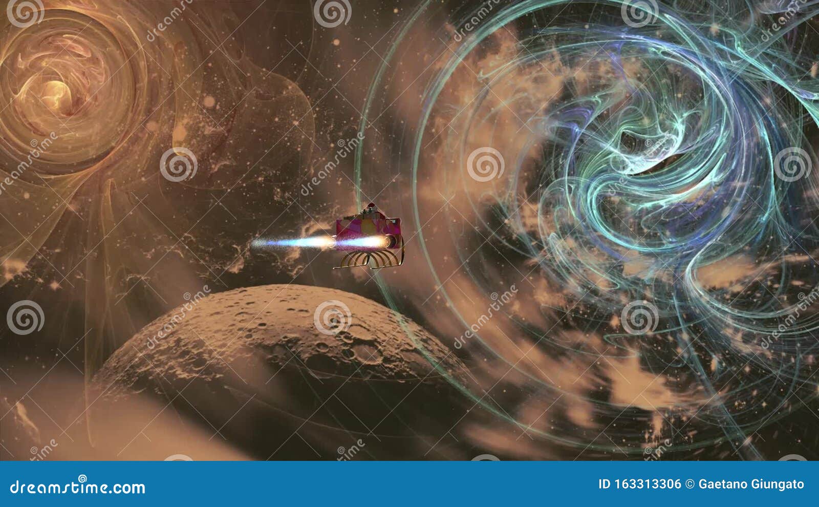 Santa`s New Jet Sled in the Cosmos Stock Footage - Video of festive ...