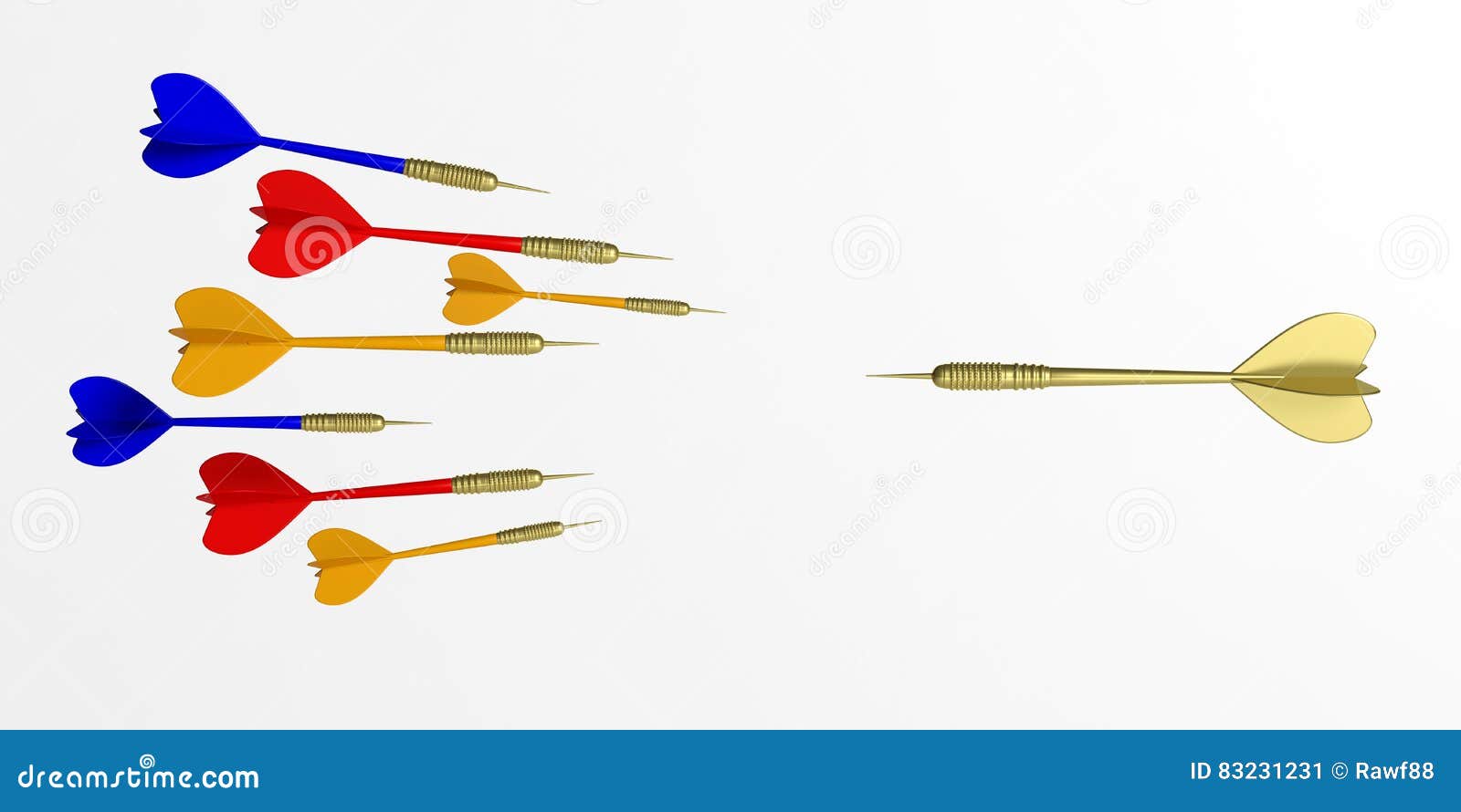 Flying Darts Stock Photography | CartoonDealer.com #3993674