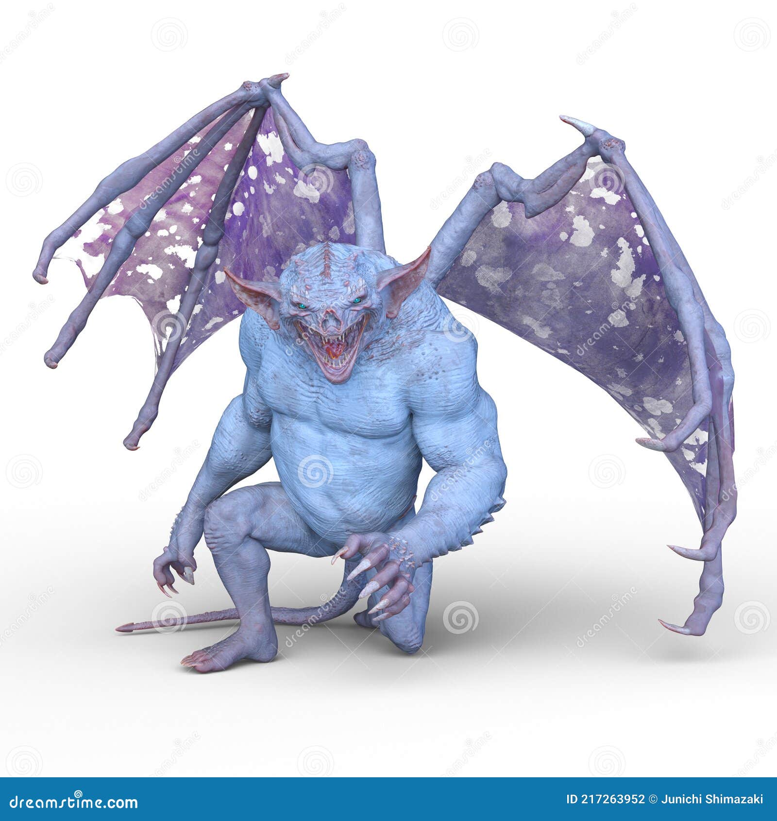 Flying Monster Royalty-Free Cartoon | CartoonDealer.com #90873392