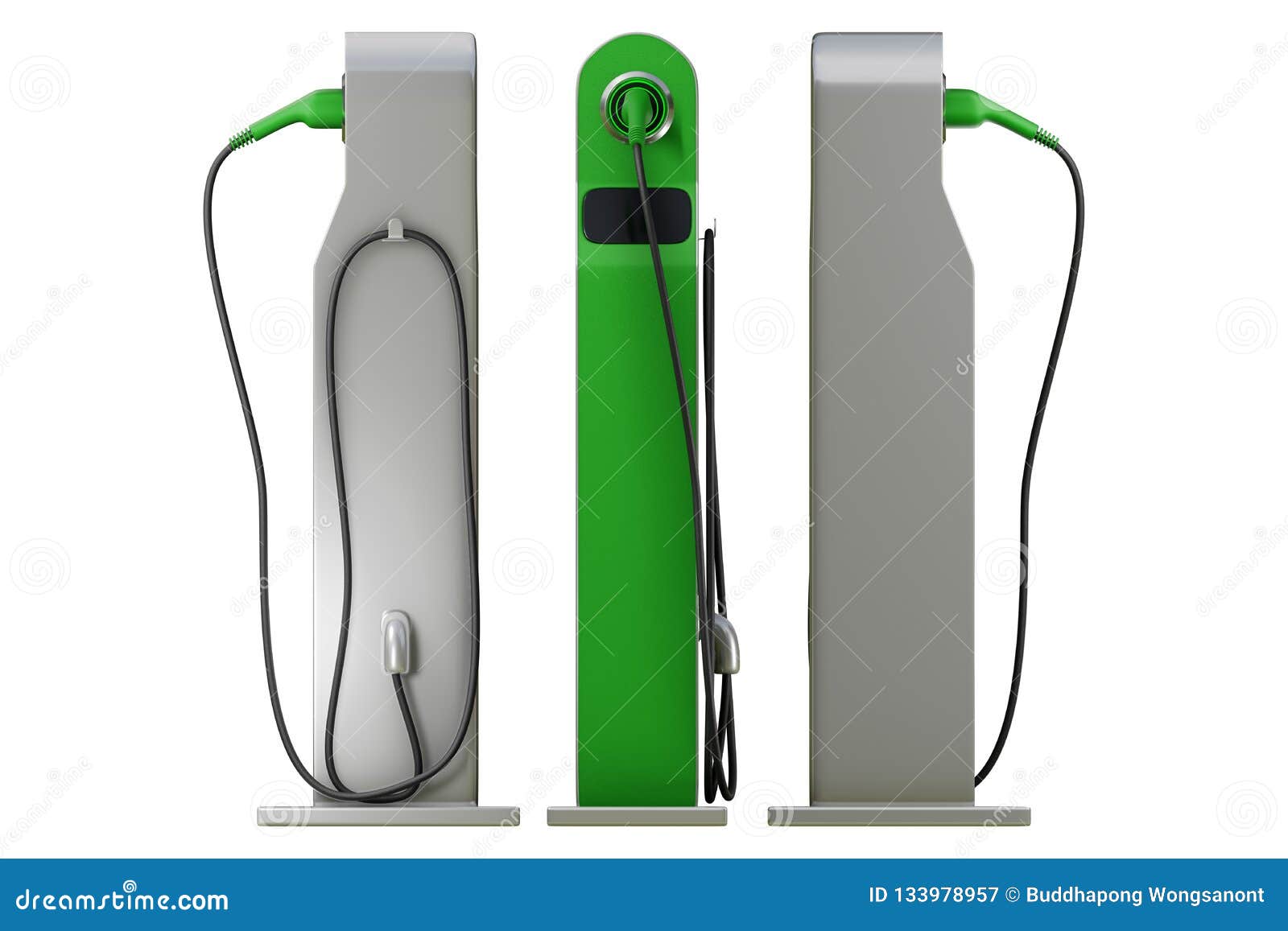 Front And Left Profile Poses Of A Virtual Woman In Yoga Reverse Warrior ...