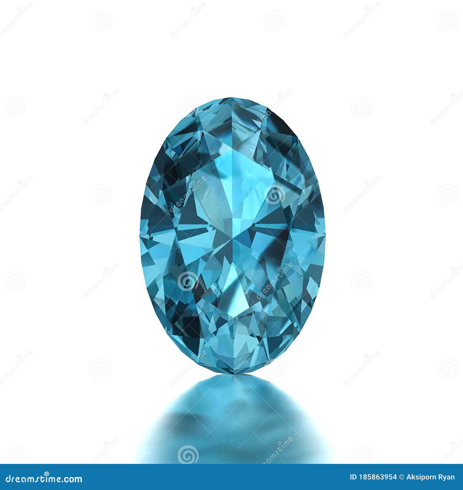 3D rendering gemstone stock illustration. Illustration of diamond ...