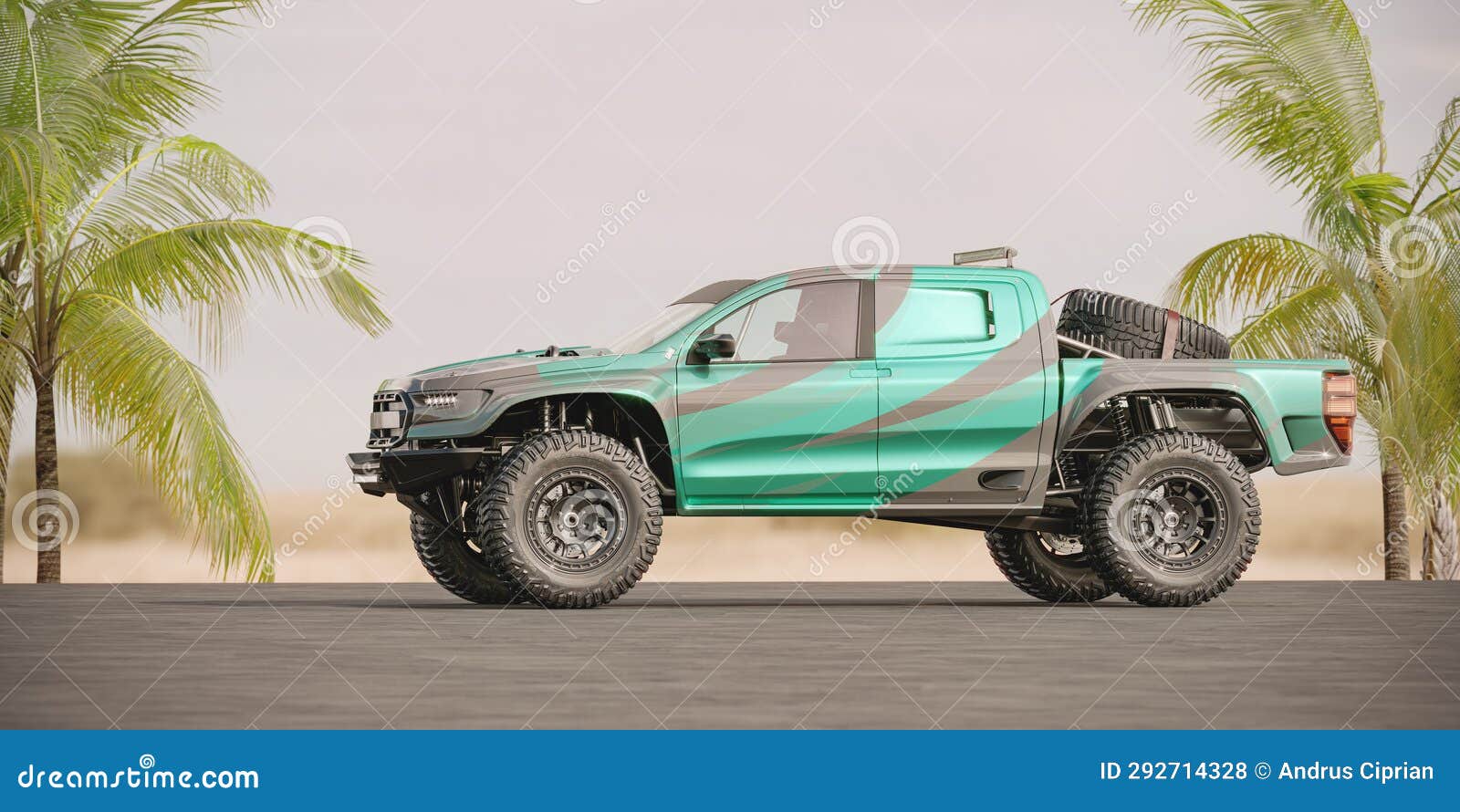 3D Rendering Generic Concept Car Stock Illustration - Illustration of ...