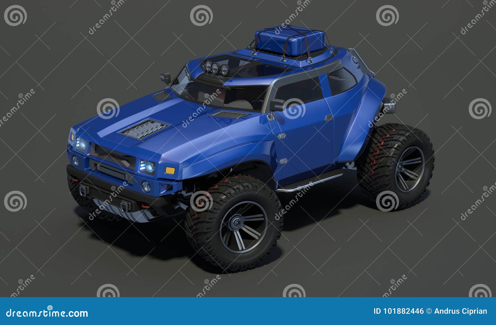 3D Rendering - Generic Concept Car Stock Illustration - Illustration of ...