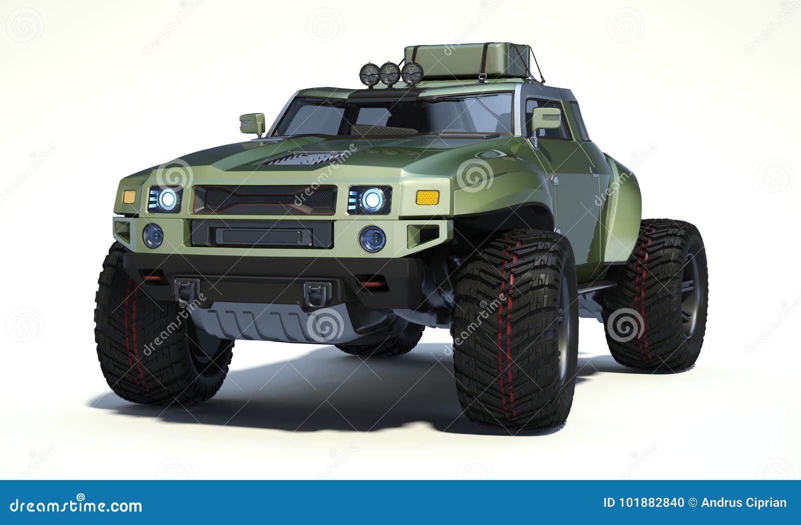 3D Rendering - Generic Concept Car Stock Illustration - Illustration of ...