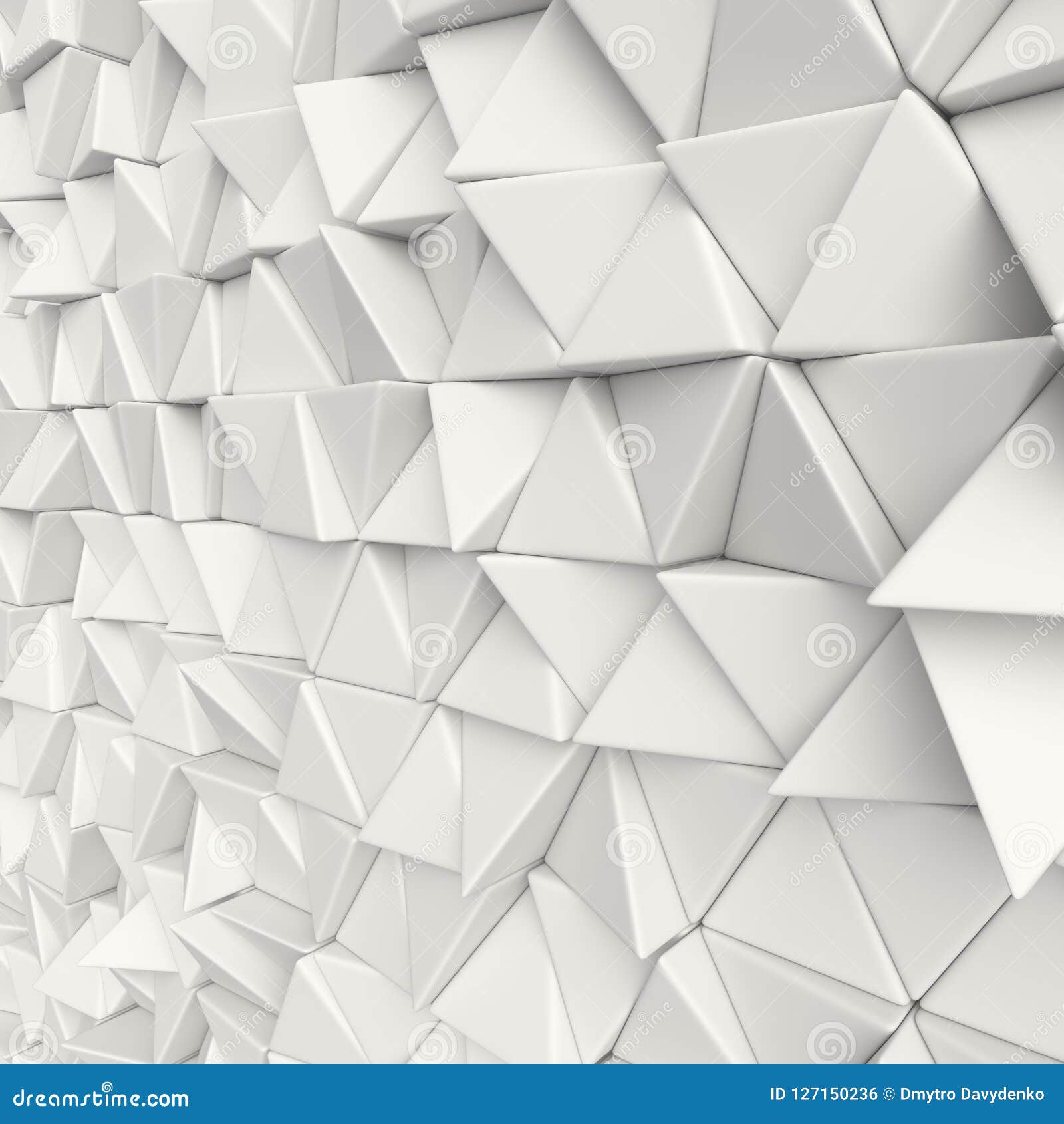 3d White Abstract Triangles Backdrop Stock Illustration - Illustration ...