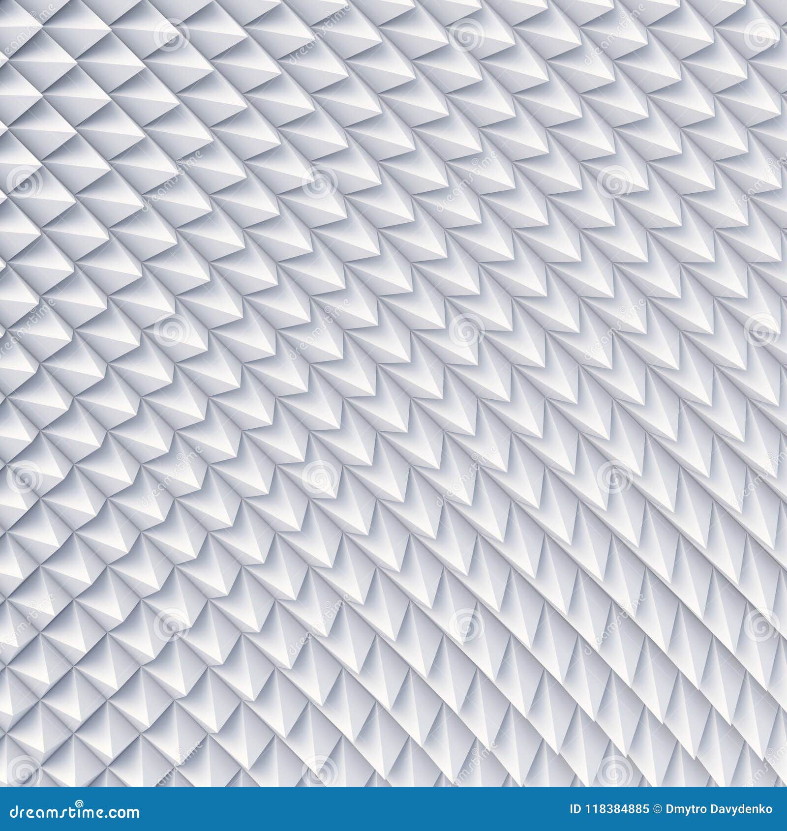 White Abstract Square Pyramidal Scale Stock Illustration - Illustration ...