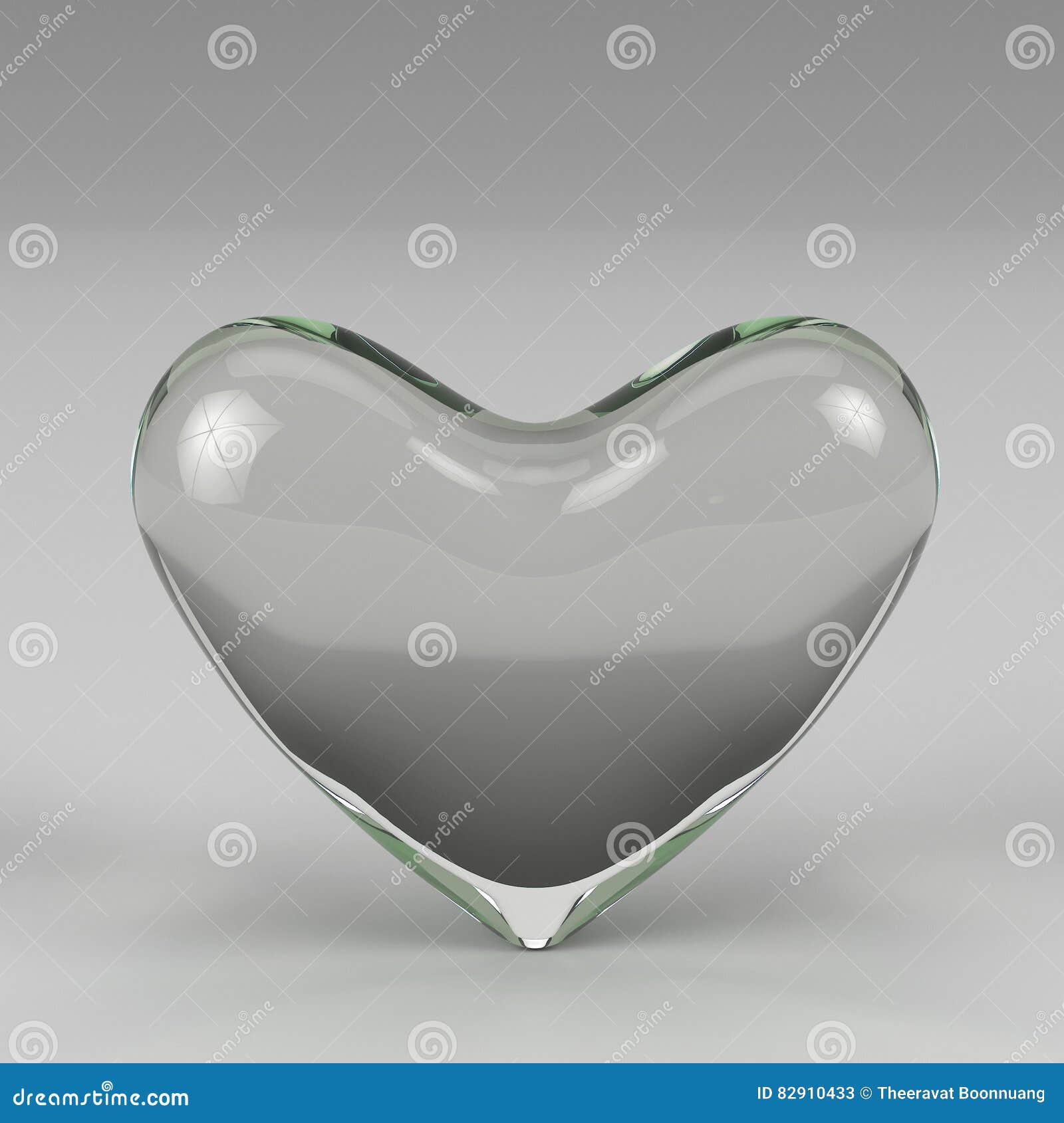 3d rendering glass heart stock illustration. Illustration of honeymoon ...