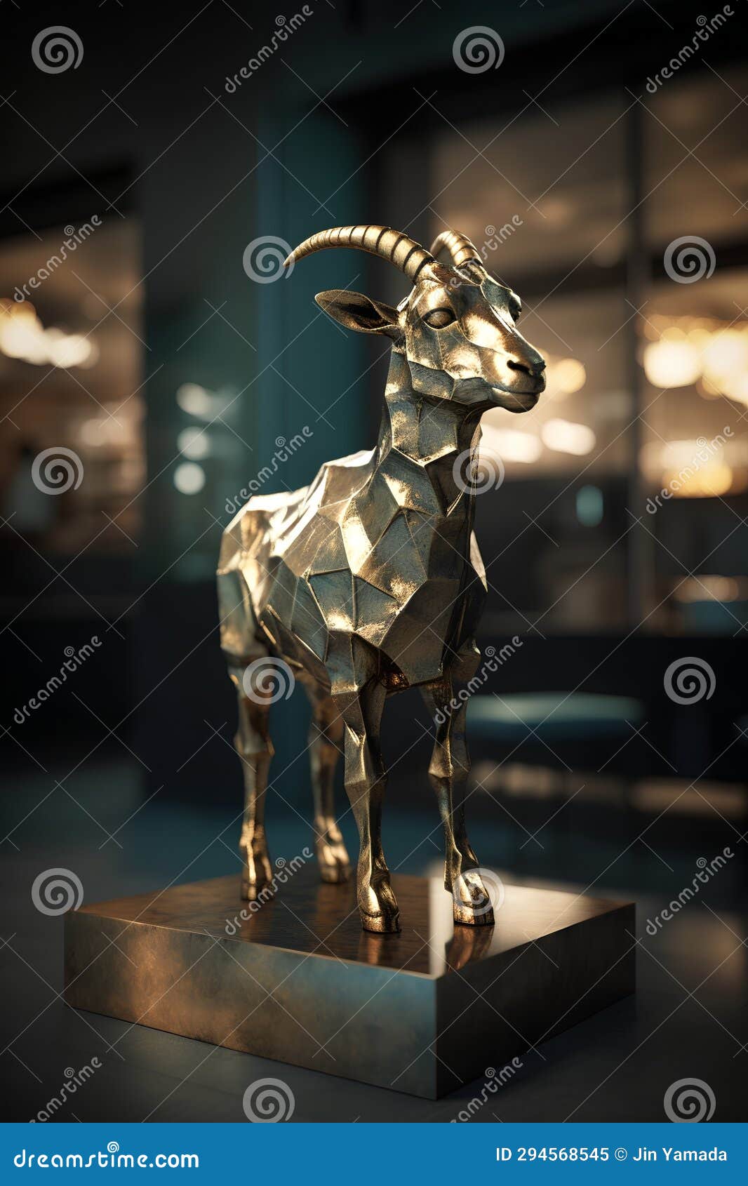 3D Rendering Of A Statue Of A Warrior Leaning On A Sword Stock Photo ...