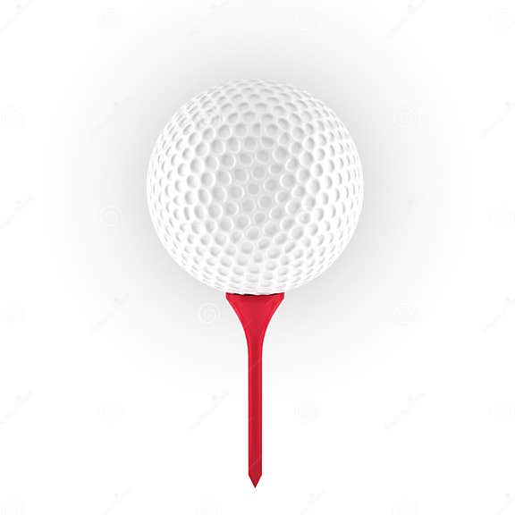 3D rendering of golf ball stock illustration. Illustration of sport ...