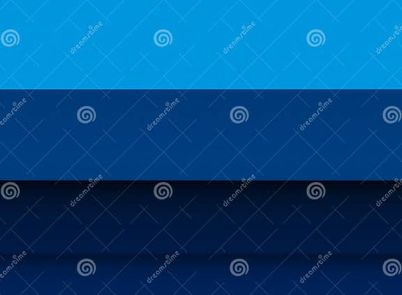 3d Rendering. Gradient Blue Color Rectangle Shape Wall Background Stock ...