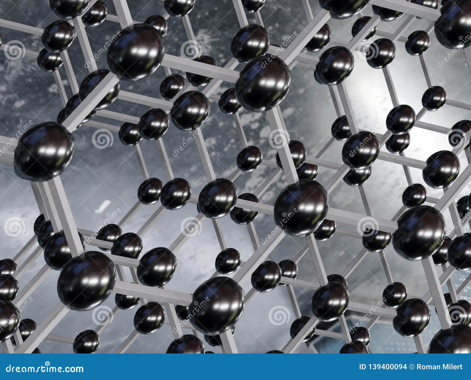 Graphene Molecular Structure Stock Photography | CartoonDealer.com ...
