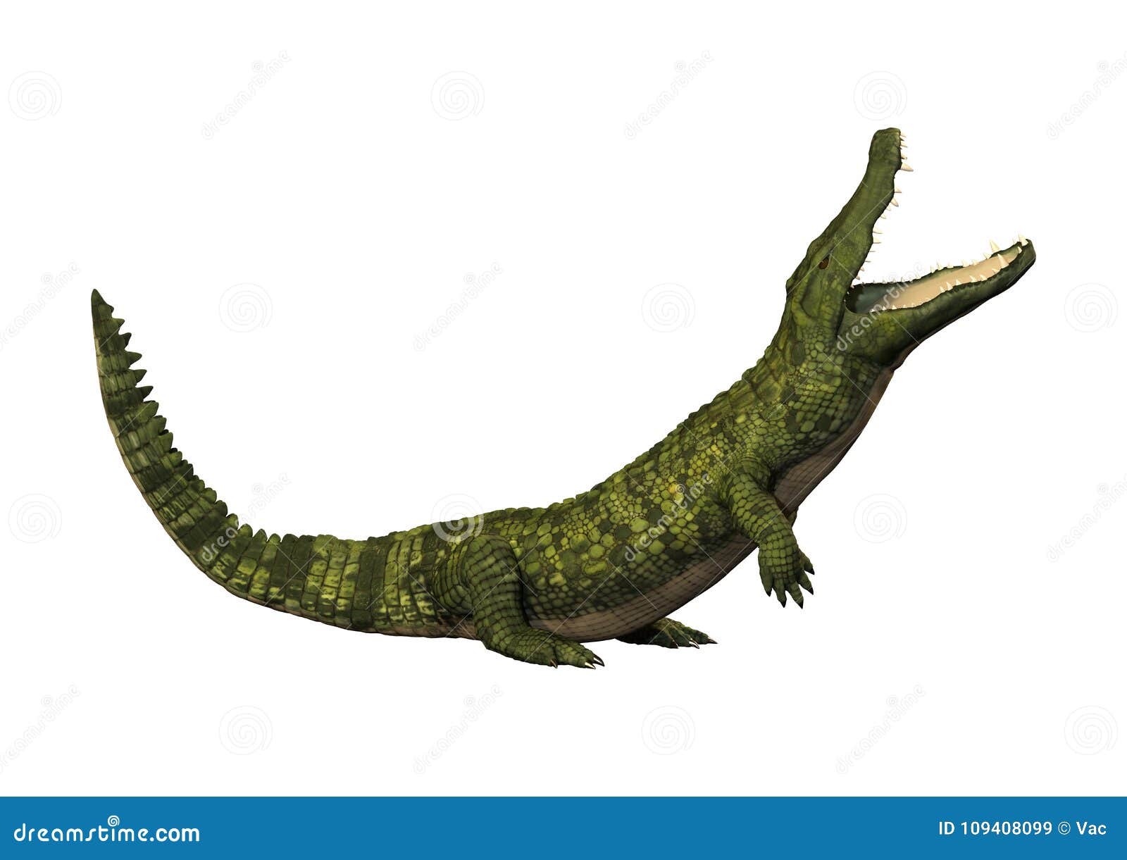 3D Rendering Green Alien On White Stock Photo | CartoonDealer.com #72349650