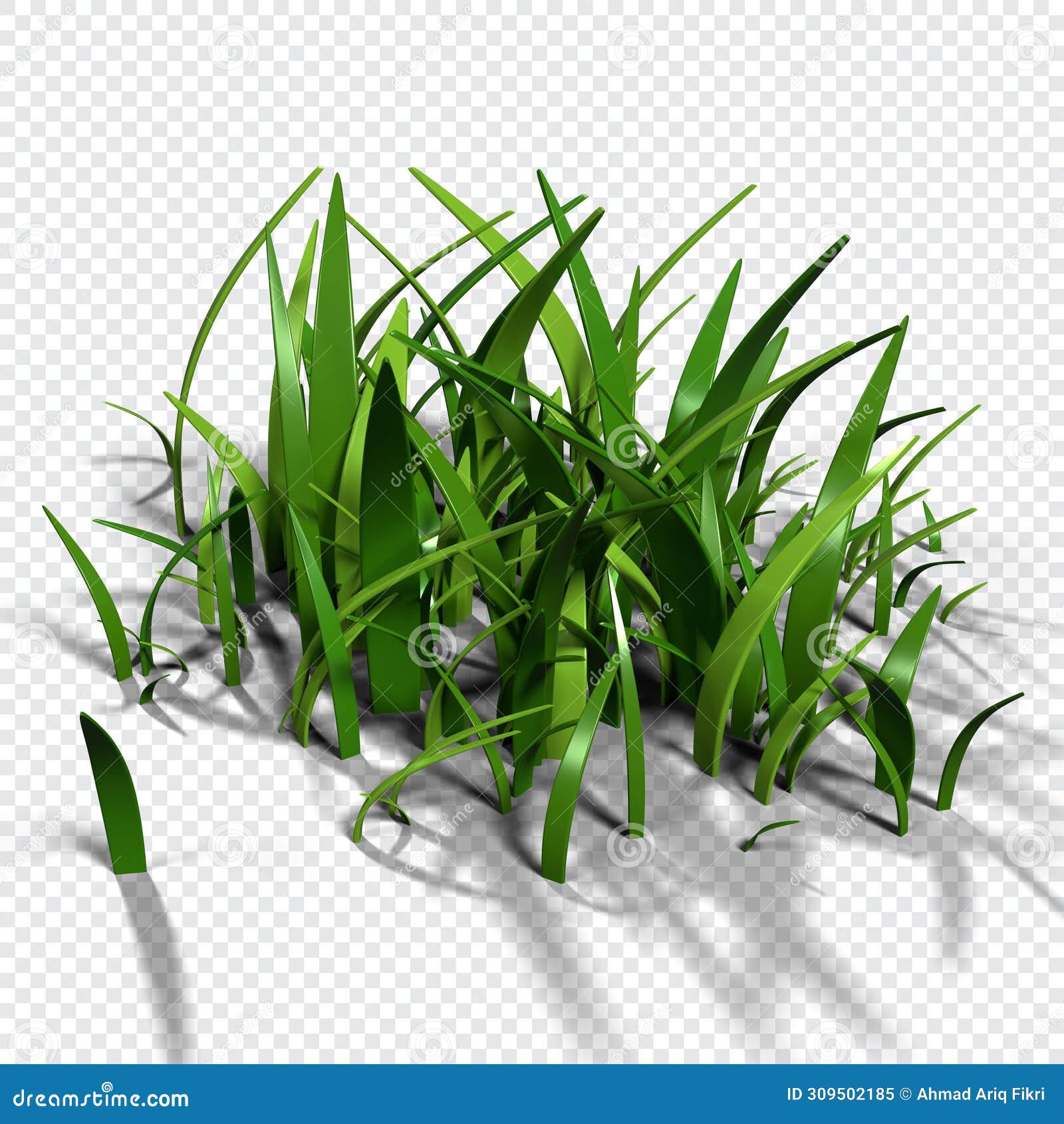 3D Rendering of Green Grass. Nature Grass Cartoon. Green Grass Path ...