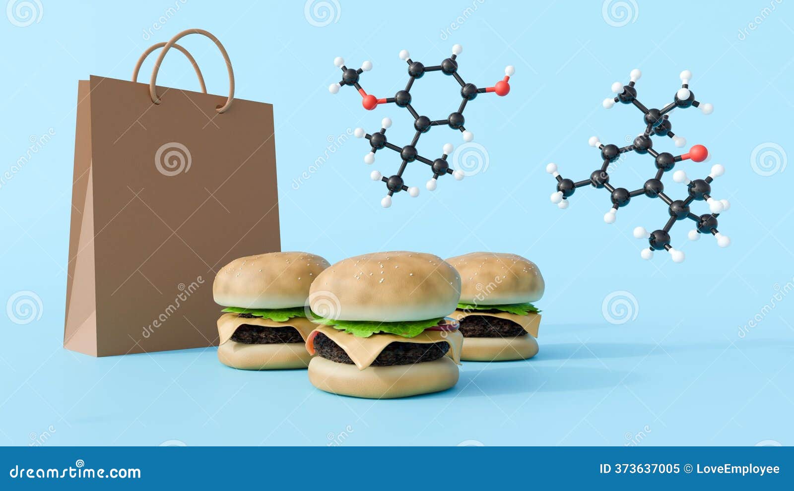 Butylated Hydroxyanisole Molecular Structure, 3d Model Molecule, E320 ...