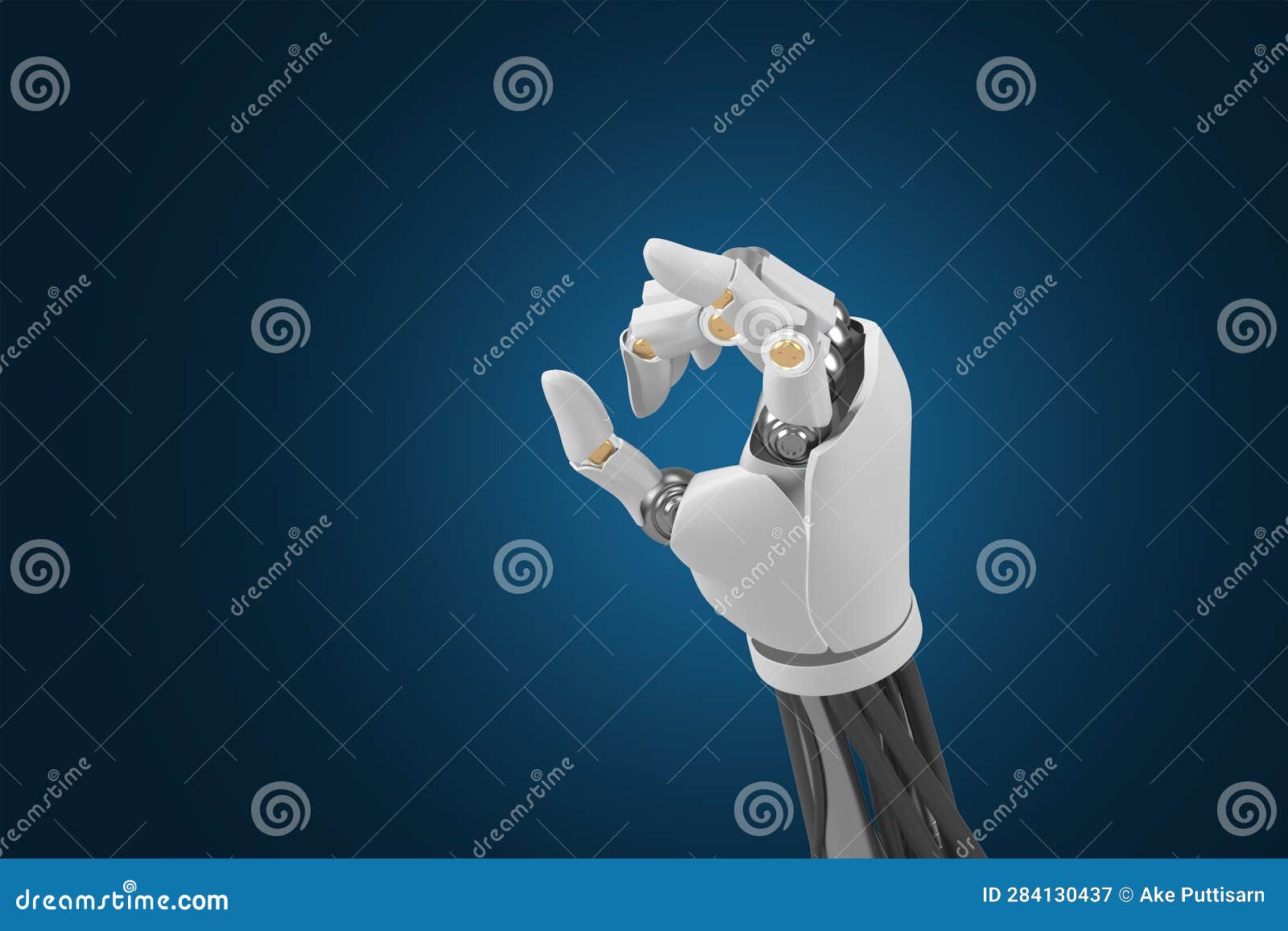 3d Rendering Hands Of Tomorrow, Dive Into The Future As The Robotic ...