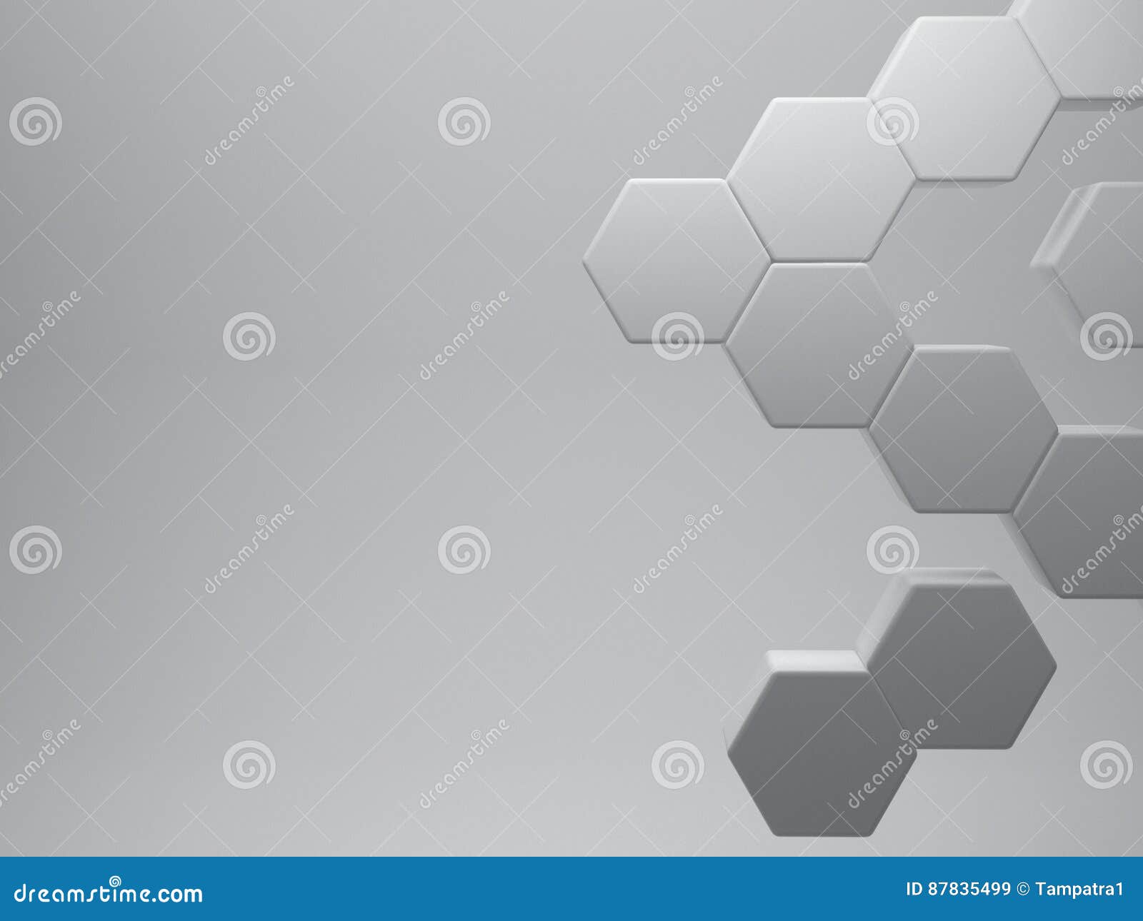 3d Rendering Hexagon Abstract, Grey Background, Rendering Illus Stock ...
