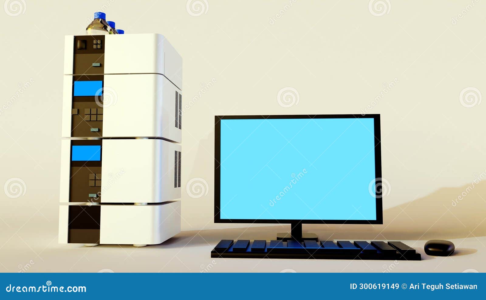 A High-Performance Liquid Chromatography (HPLC) Machine Royalty-Free ...