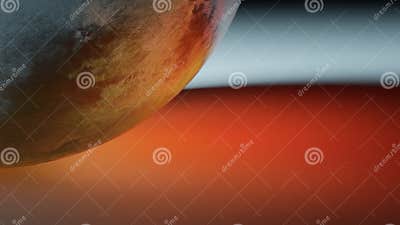 3D Rendering. 3D High Quality Render. Colorful Planet Floating on a ...